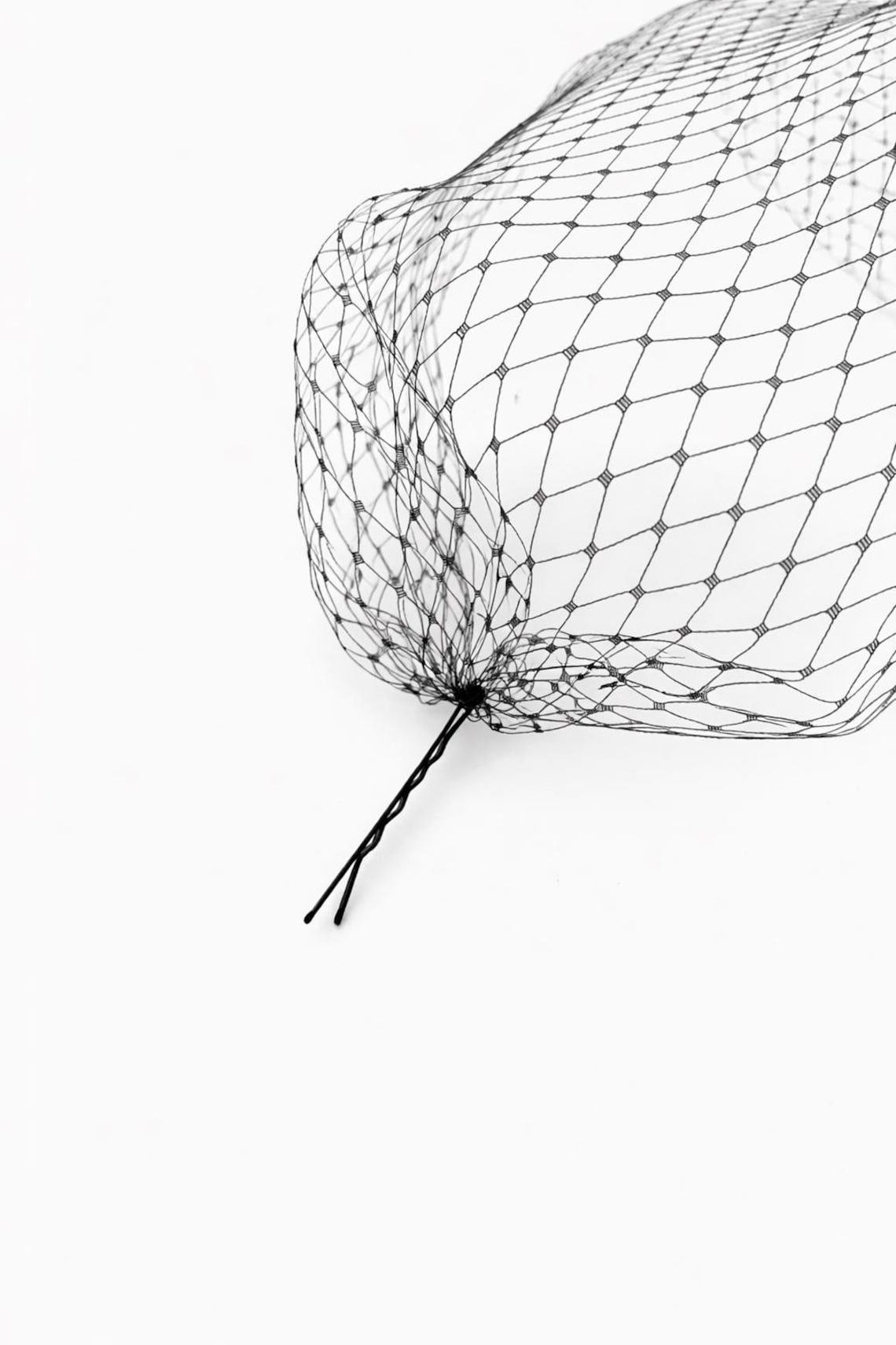 Black Birdcage Veil: French Netting Bandeau Veil - Etsy