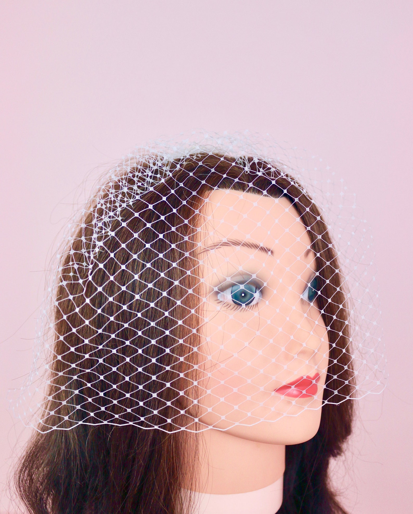 Birdcage Veil French Netting Veil Short Wedding Veil - Etsy