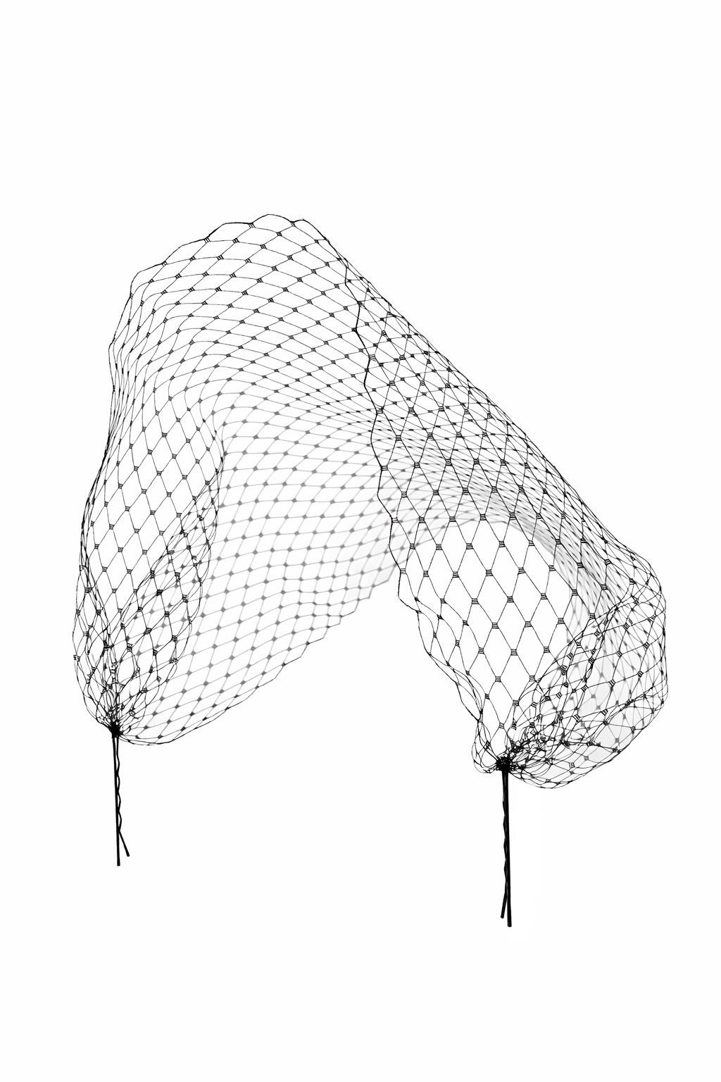 Black Birdcage Veil: French Netting Bandeau Veil - Etsy