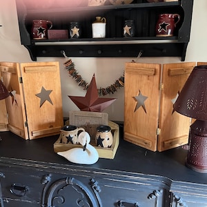 Trifold Rustic Farmhouse Shutter - Etsy