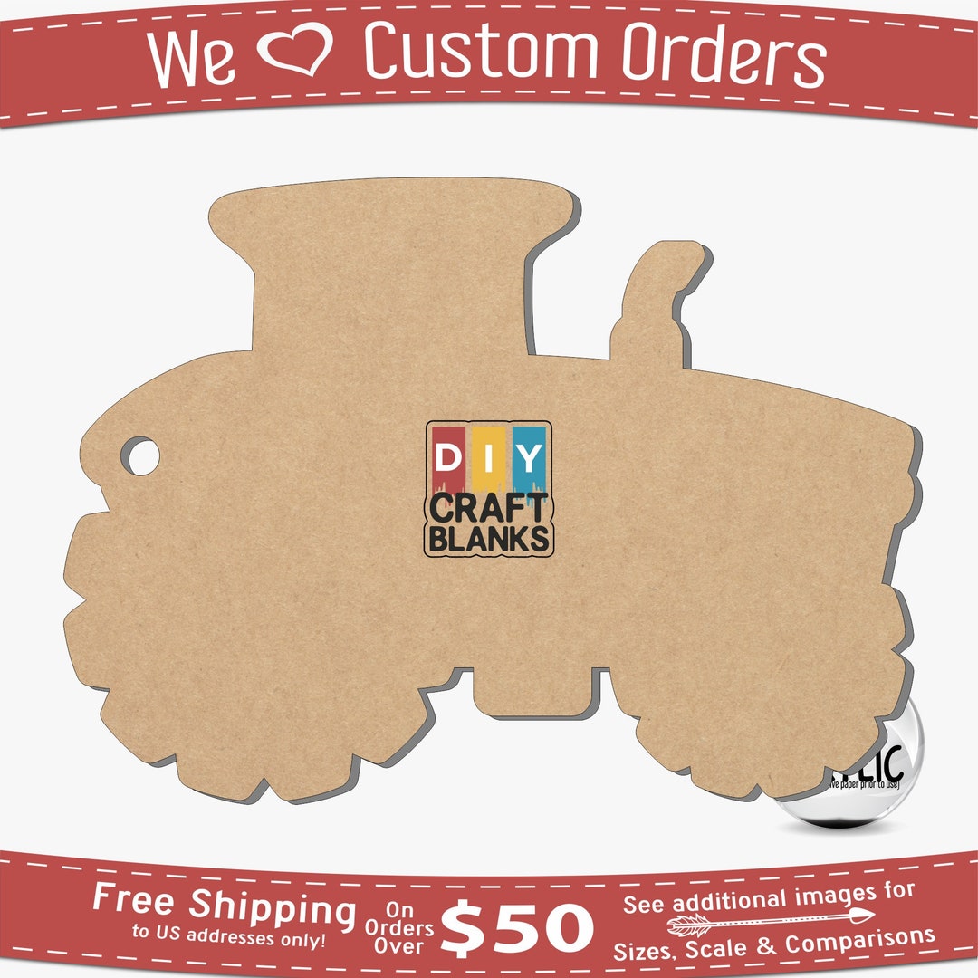 Tractor Craft Blank, Tractor, Craft, Blank, Badge Reel, Phone Grip - Etsy