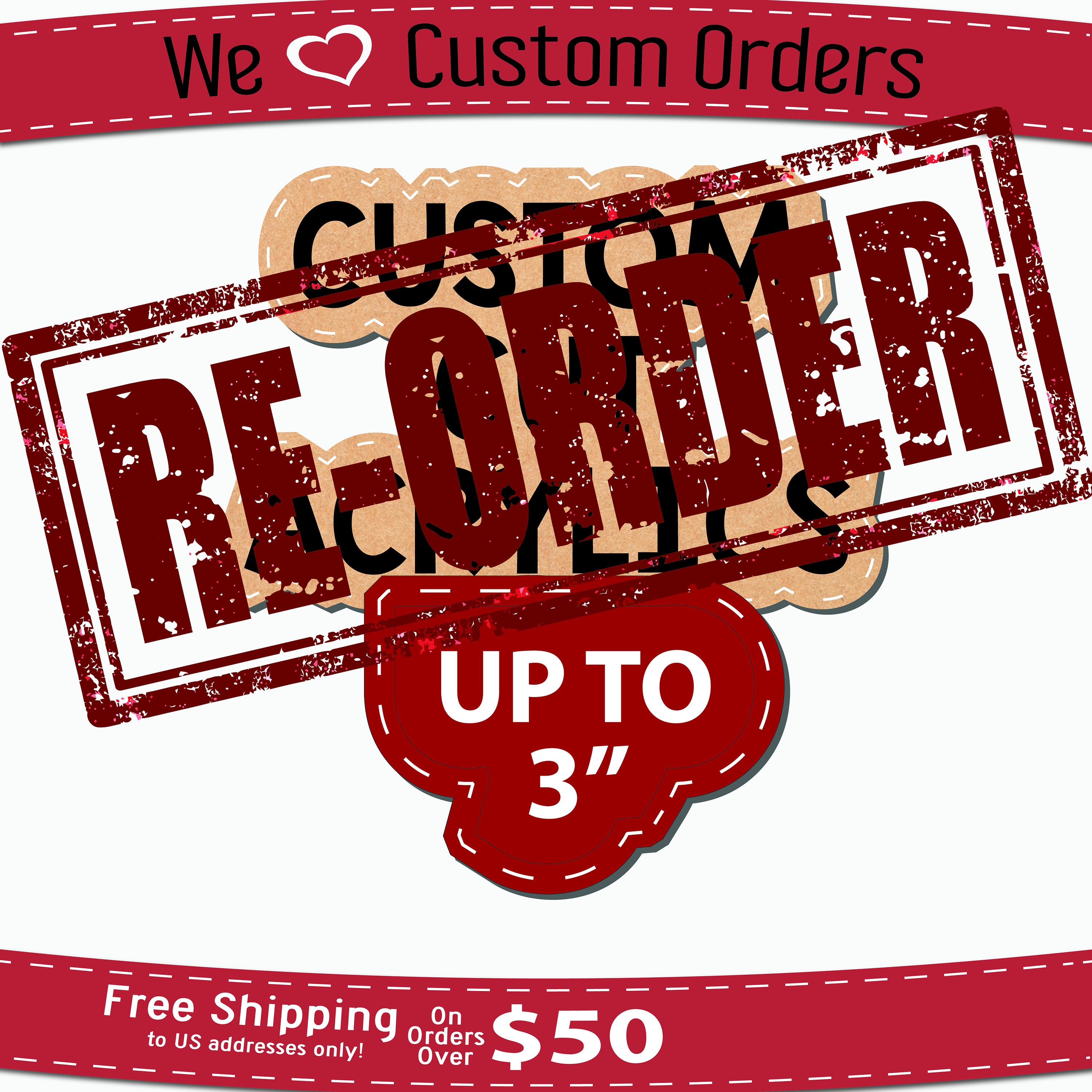 Reorder of Previously Made 3 Custom Cut Clear Cast | Etsy