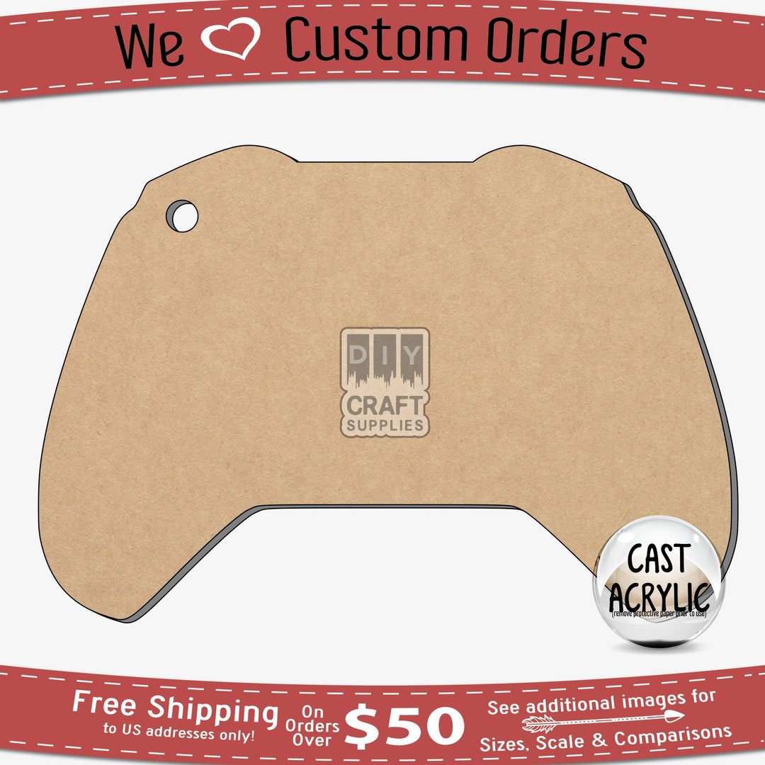 Xbox Controller, Xbox Shape, Xbox Keychain, Acrylic Shape, Acrylic ...
