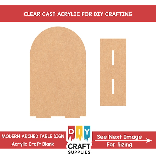 Acrylic Arch Table Number - Etsy