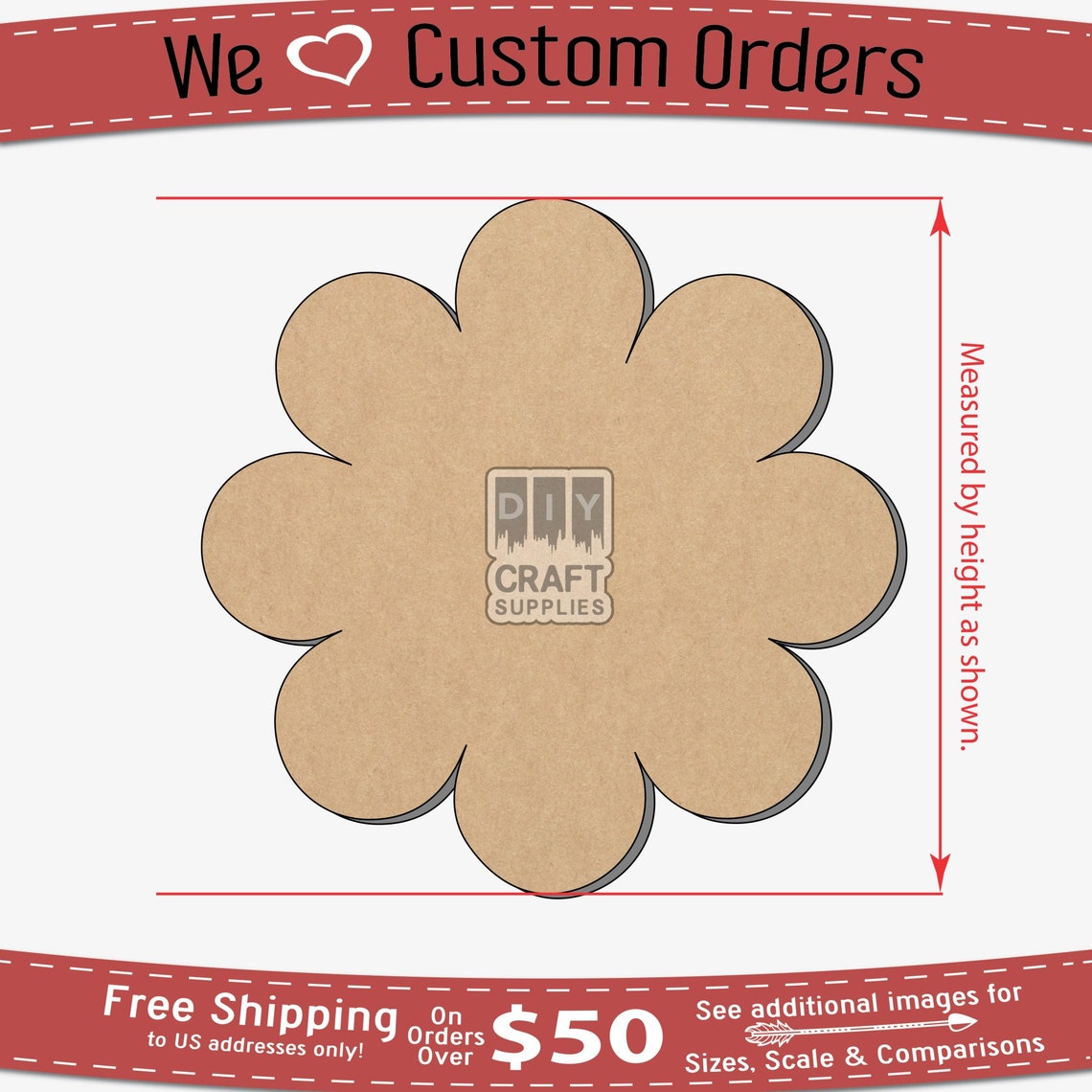 Daisy Acrylic Craft Blank for DIY Projects - Etsy