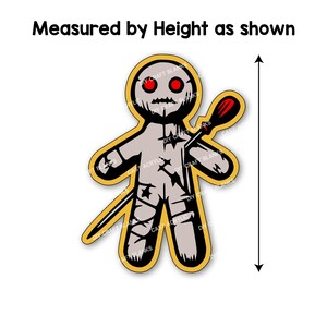 Voodoo Doll Acrylic Craft Blank With SVG, Print & Cut Files - Etsy