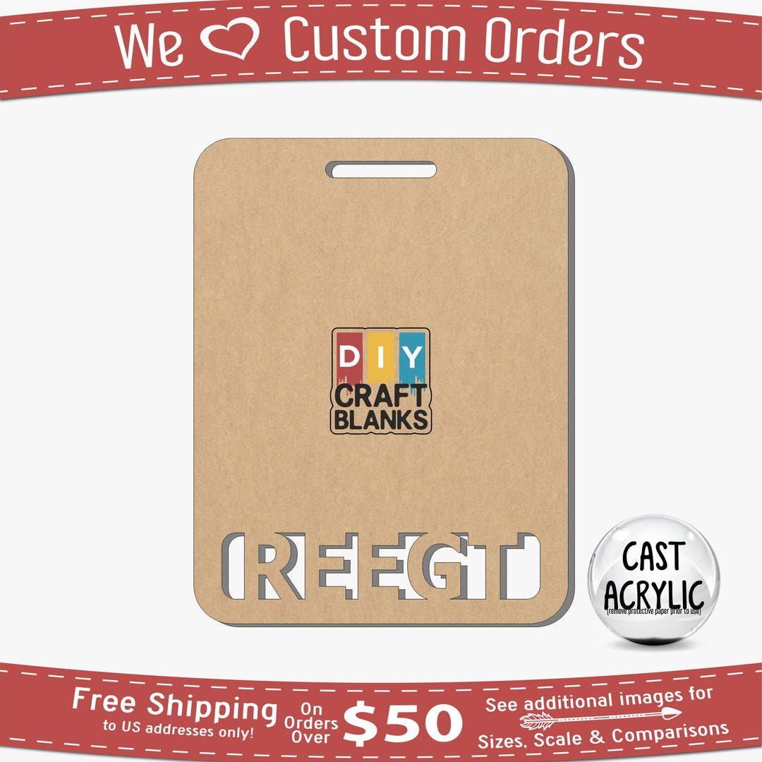 Badge Buddy for REEGT, REEGT Badge Buddy, Horizontal Badge Buddy, Large ...