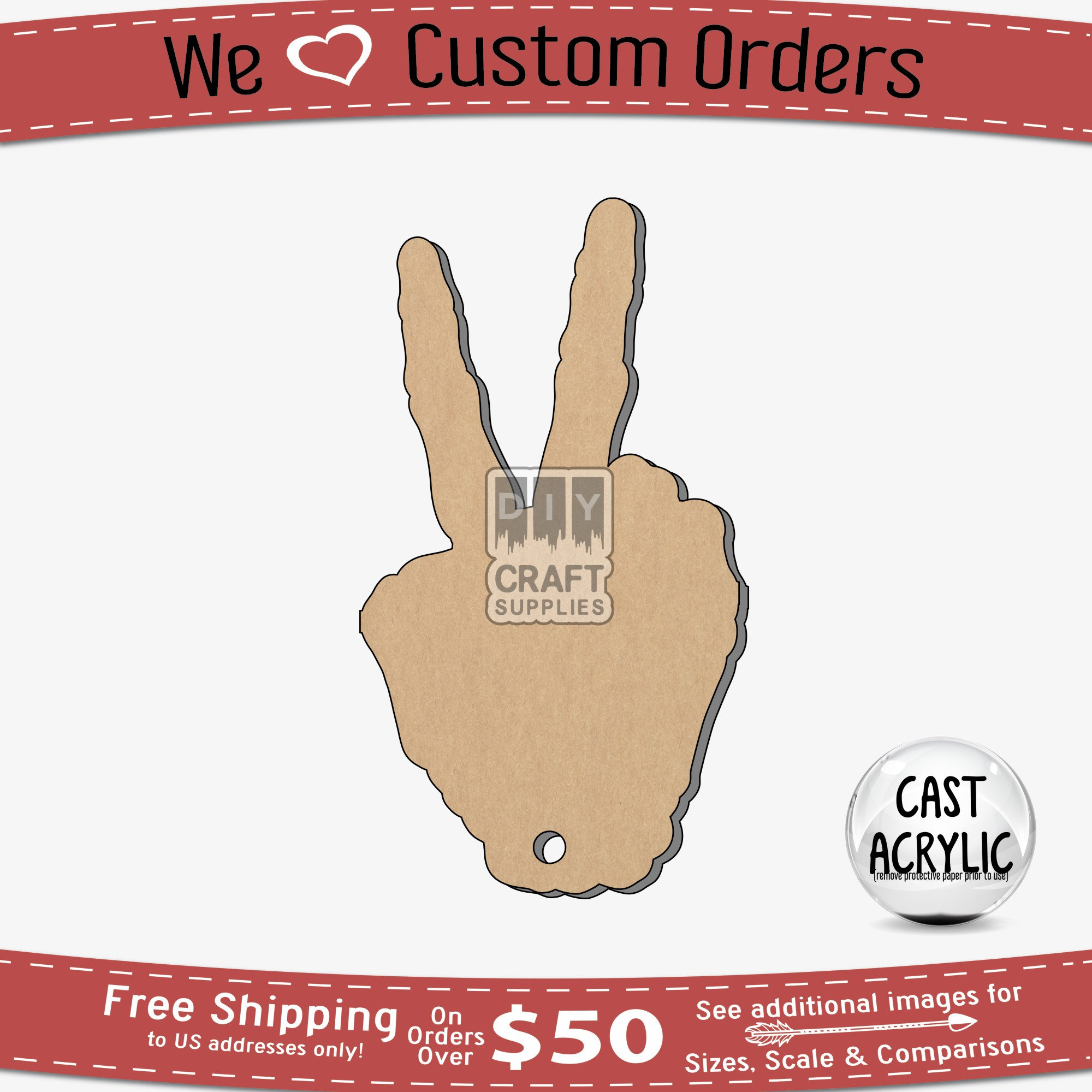 Bone Finger Peace Sign Finger Bone Peace Sign Hand Bones - Etsy