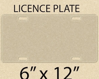 Blank License Plate - Etsy