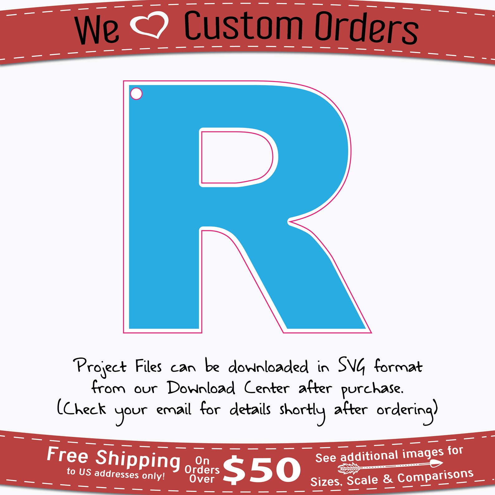 Letter R Sans Serif Acrylic Craft Blank for Key Chains - Etsy