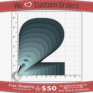 Number 2 Sans Serif Acrylic Craft Blank for Key Chains, Number 2 ...