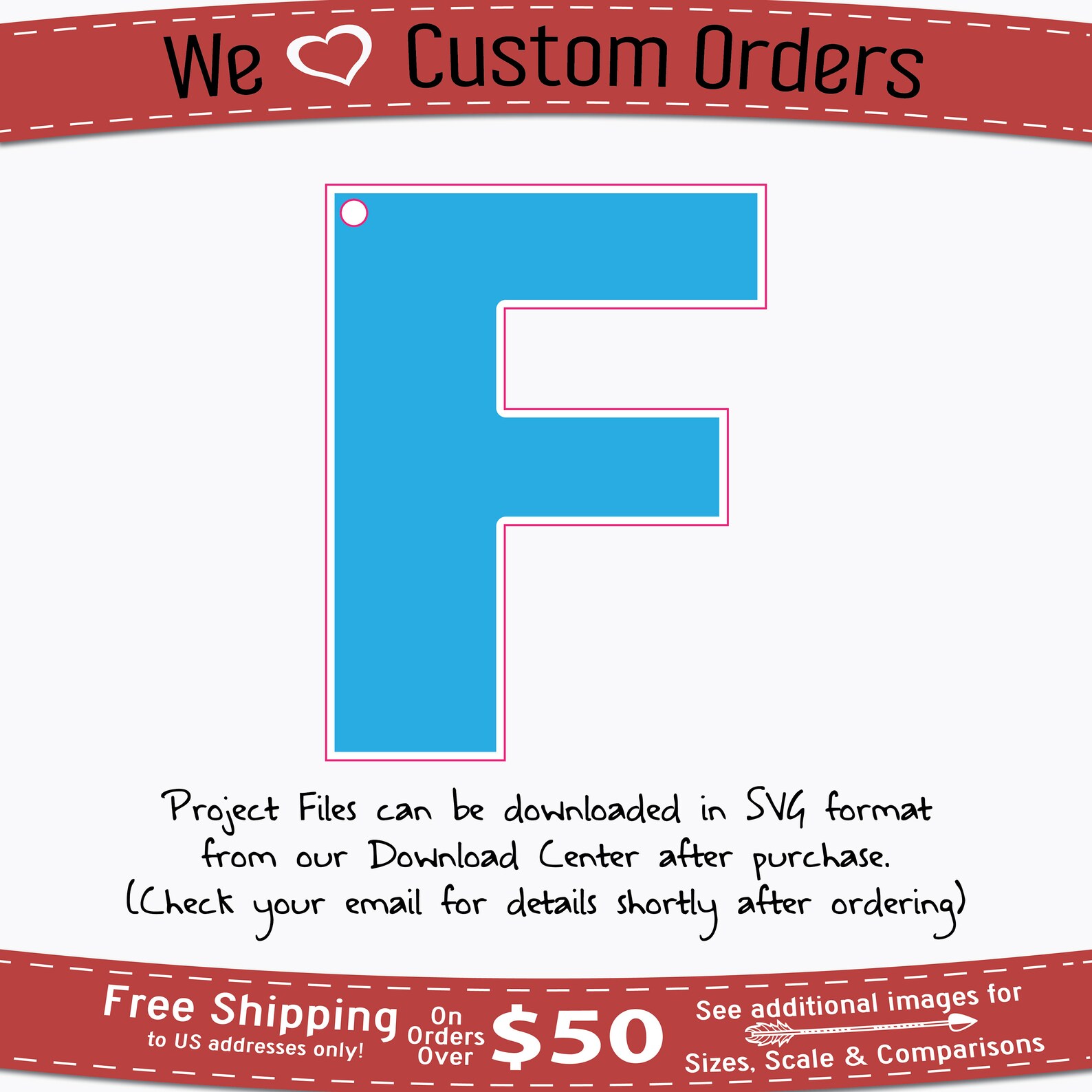 Letter F Sans Serif Acrylic Craft Blank for Key Chains - Etsy