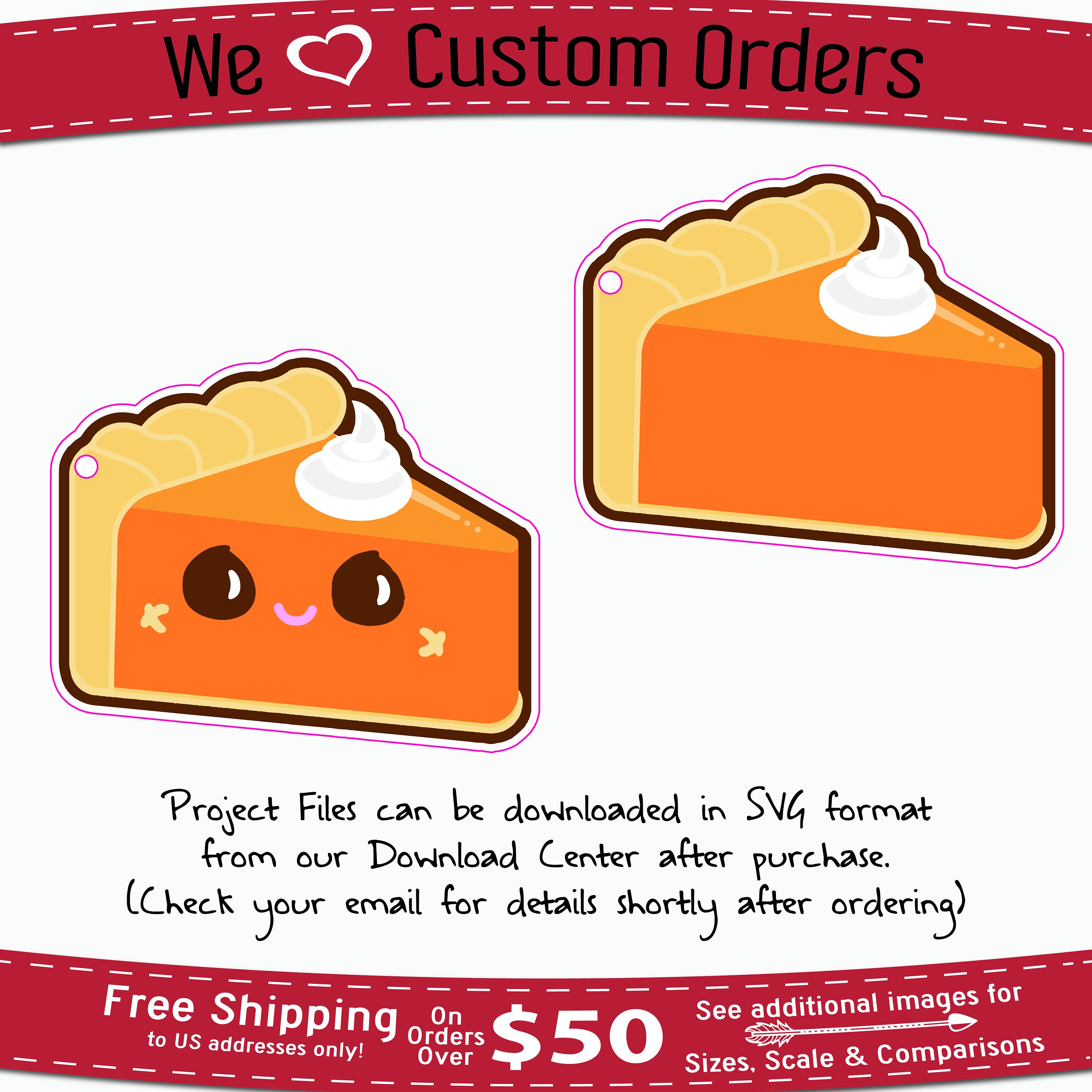 Pumpkin Pie Pumpkin Pie Craft Blank DIY Keychain Phone - Etsy