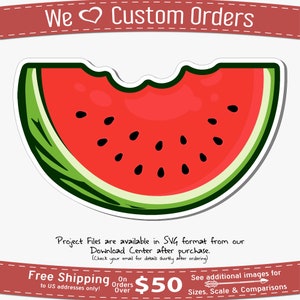 Bit Into Watermelon, Bit Watermelon, ABC Watermelon, Watermelon Slice ...