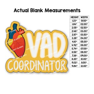 LVAD Coordinator, LVAD, Ventricular, Assist, Device, Keychain, Badge ...