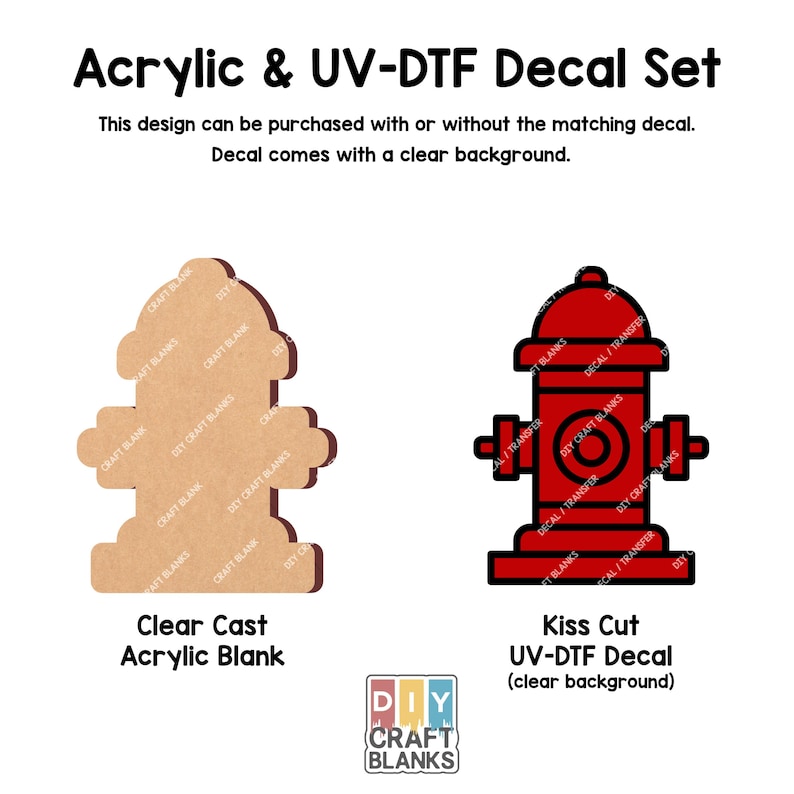 Fire Hydrant Acrylic Craft Blank: Firefighter, Dog Tag (SVG File) - Etsy