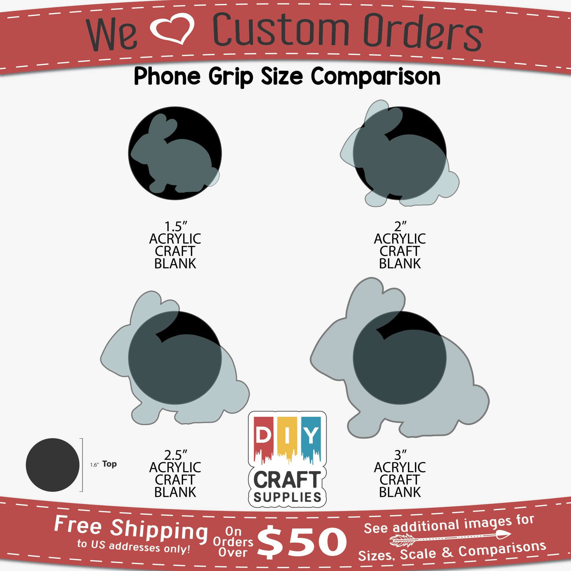 Bunny Rabbit Acrylic Shape Acrylic Bunny Rabbit Shaped Blank | Etsy