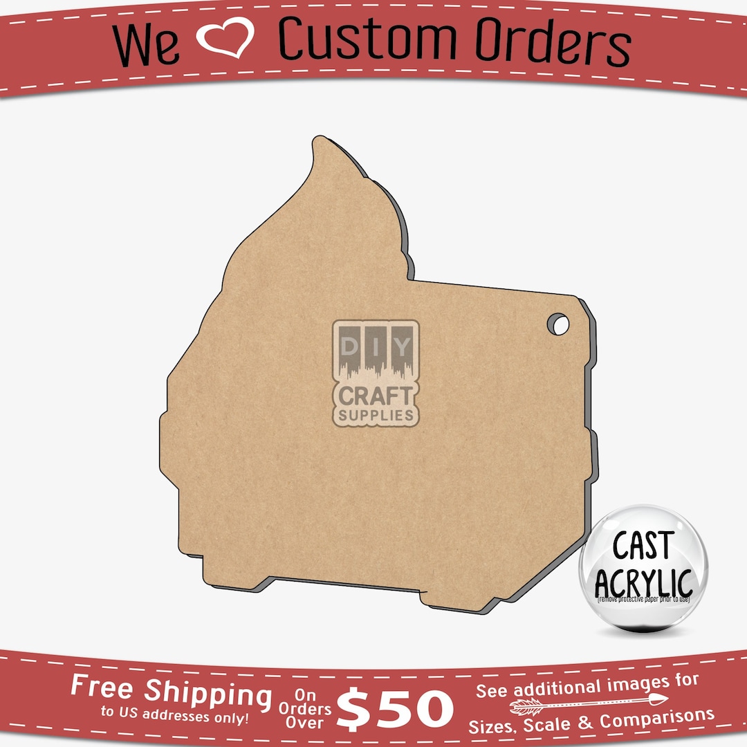 Dumpster Fire, Dumpster Acrylic Shape, Acrylic Shaped Dumpster Blank ...