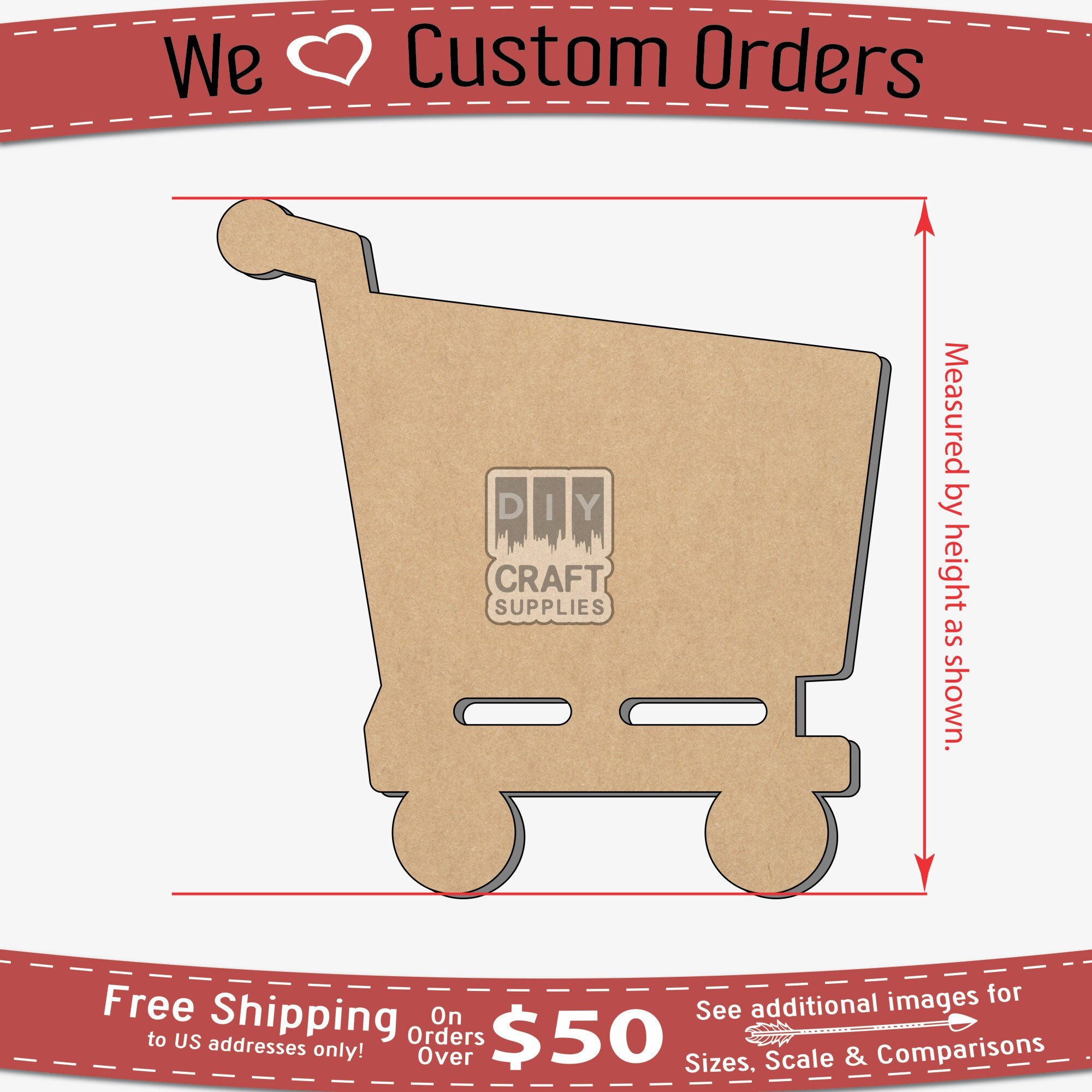 Shopping Cart Acrylic Shape Acrylic Shaped Shopping Cart - Etsy