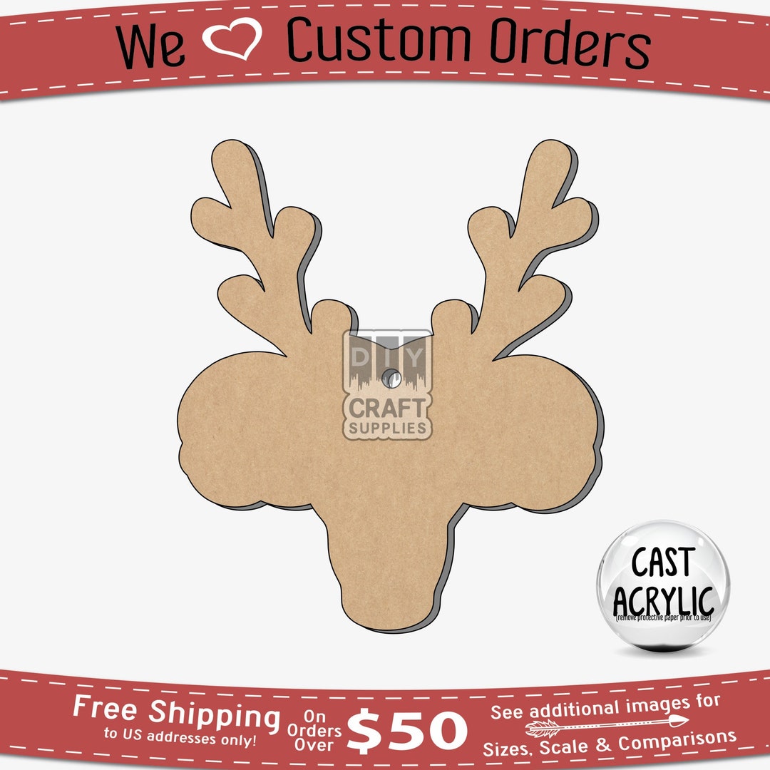 Reindeer, Uterus, Christmas Reindeer, Keychain, Badge Reel, Phone Grip ...