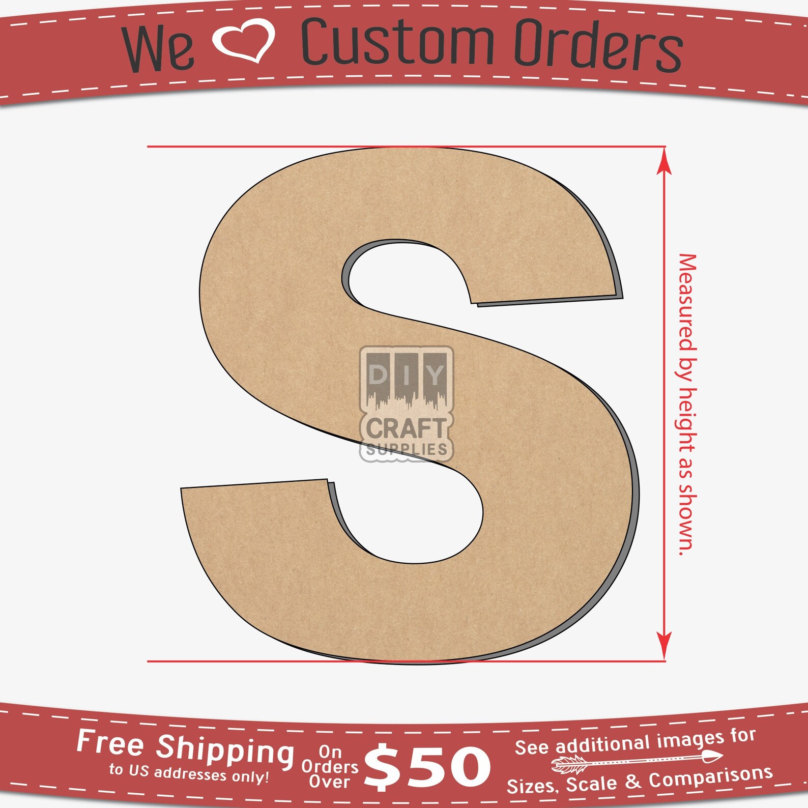 Letter S Sans Serif Acrylic Craft Blank for Key Chains - Etsy
