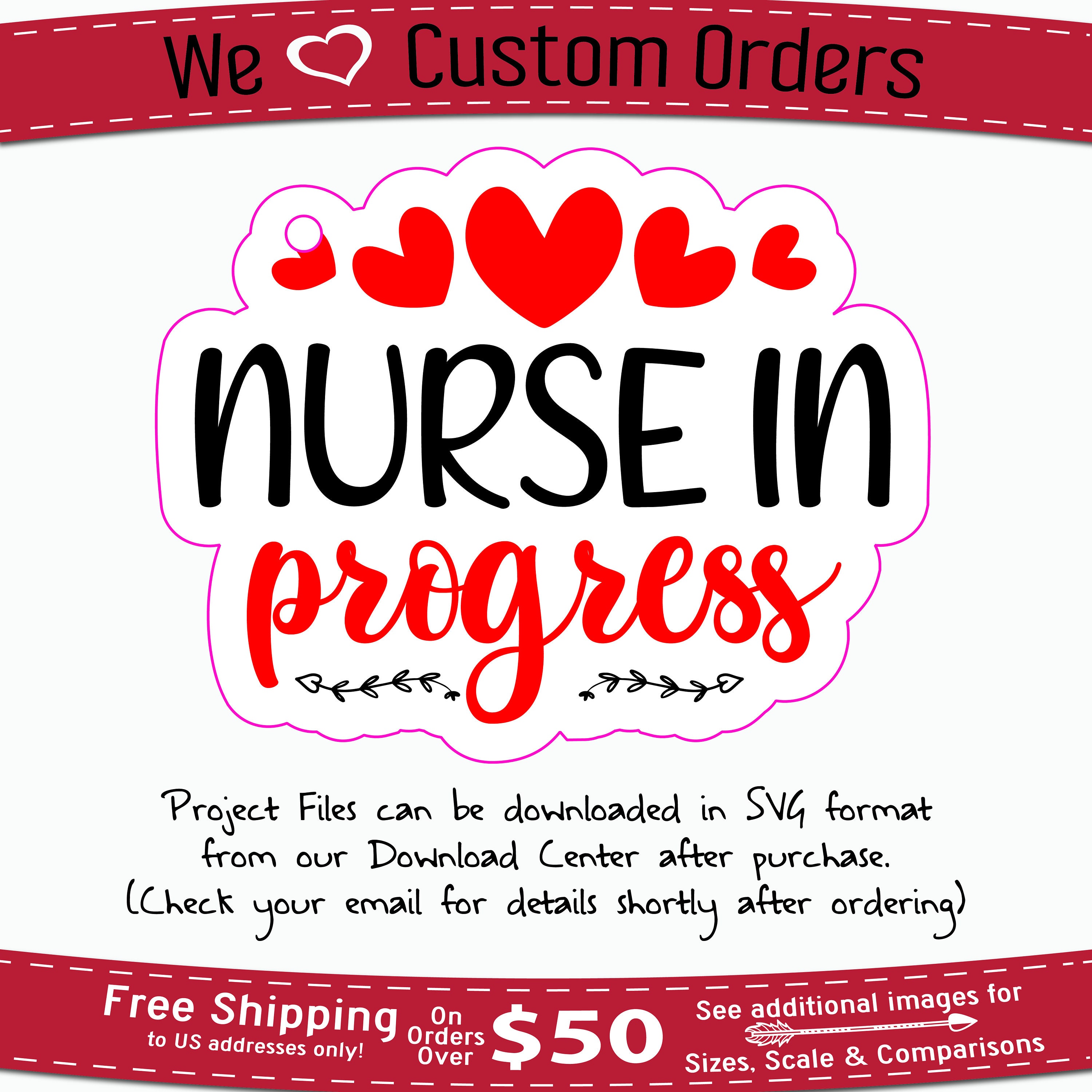 Nurse in Progress Student Nurse Nurse in Training Nurse - Etsy
