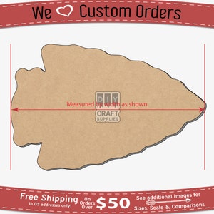 Arrowhead Acrylic Shape, Arrowhead Blank, Arrowhead Unfinished Craft ...