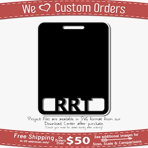Badge Buddy for RRT, RRT Badge Buddy, Rapid Response Team, Horizontal ...