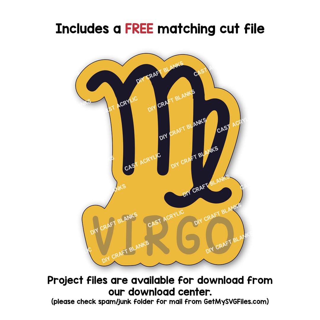 Virgo, Zodiac Sign, Keychain, Badge Reel, DIY, Craft, Blank, Phone Grip ...