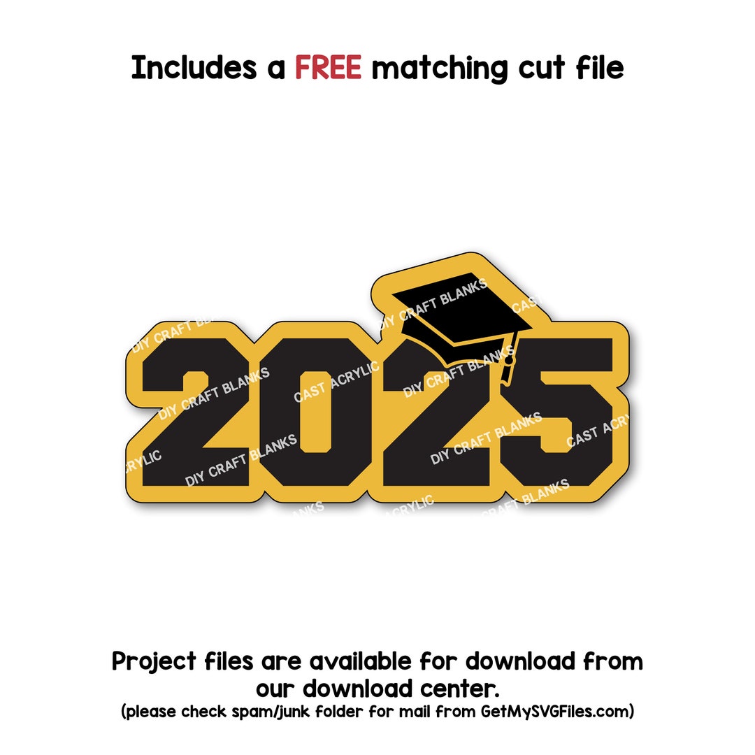 Class of 2025, Graduation, 2025, Keychain, Badge Reel, DIY, Craft ...