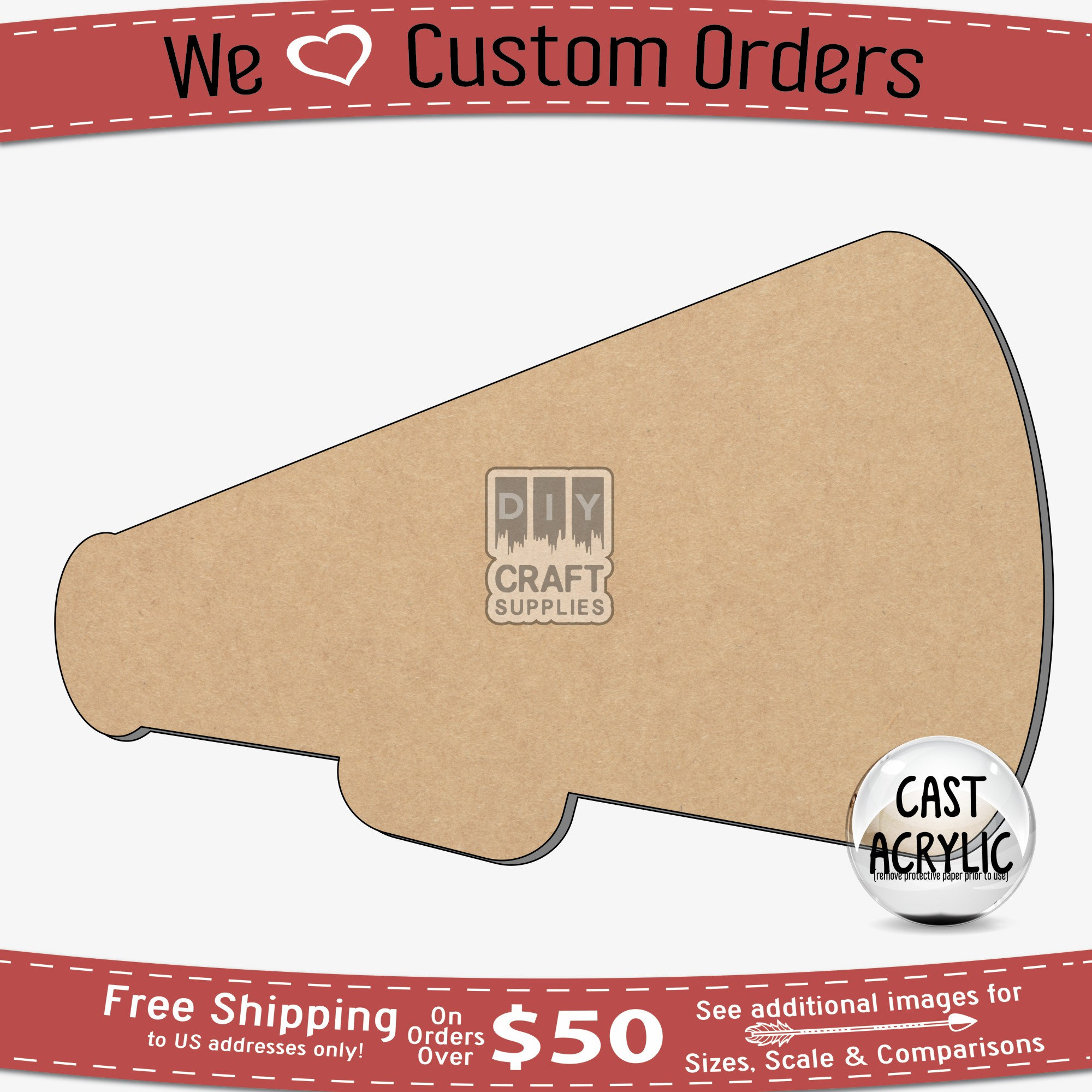 Megaphone Craft Template
