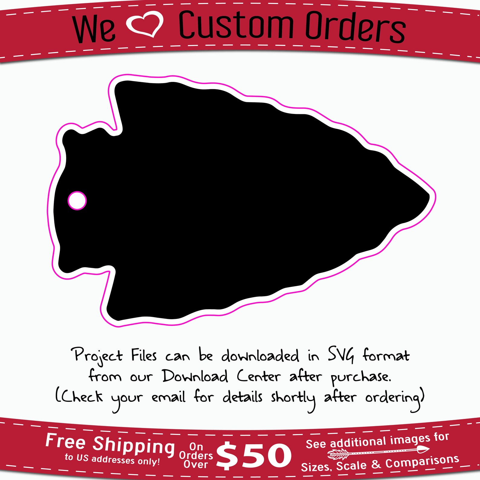Arrowhead Acrylic Blank: Clear Cast Acrylic Craft Shape - Etsy