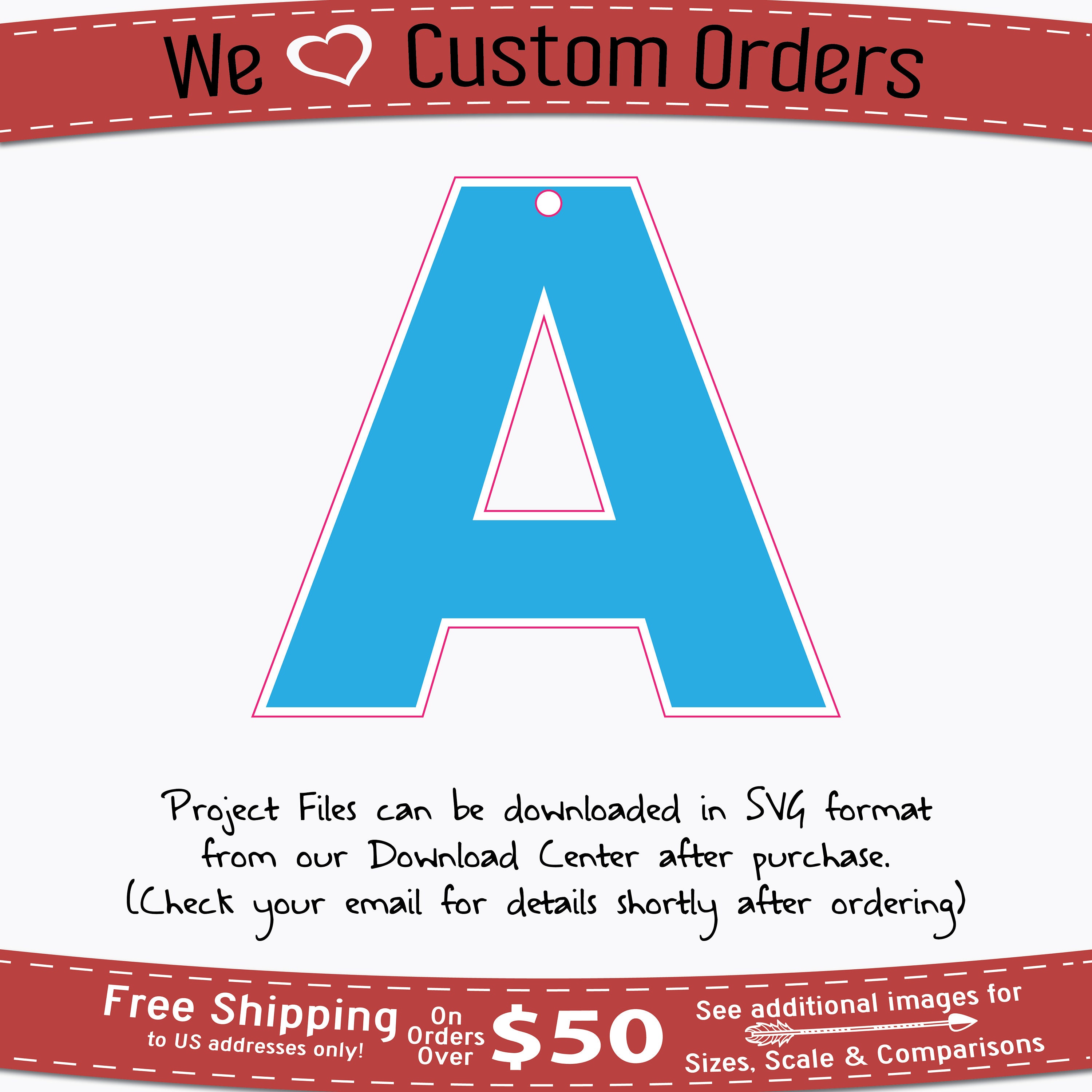 Letter A Sans Serif Acrylic Craft Blank for Key Chains - Etsy