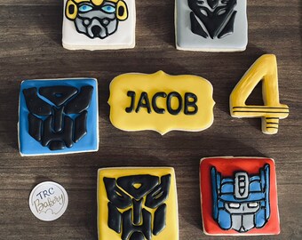 Transformers Cookies - Etsy
