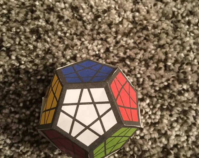 Megaminx Papercraft Rubik’s Cube - Etsy