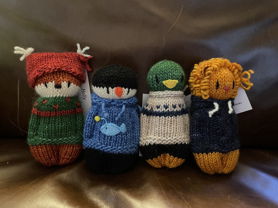 Pocket Pal - One-of-a-kind Knit Stuffie - Collection #1 - Etsy