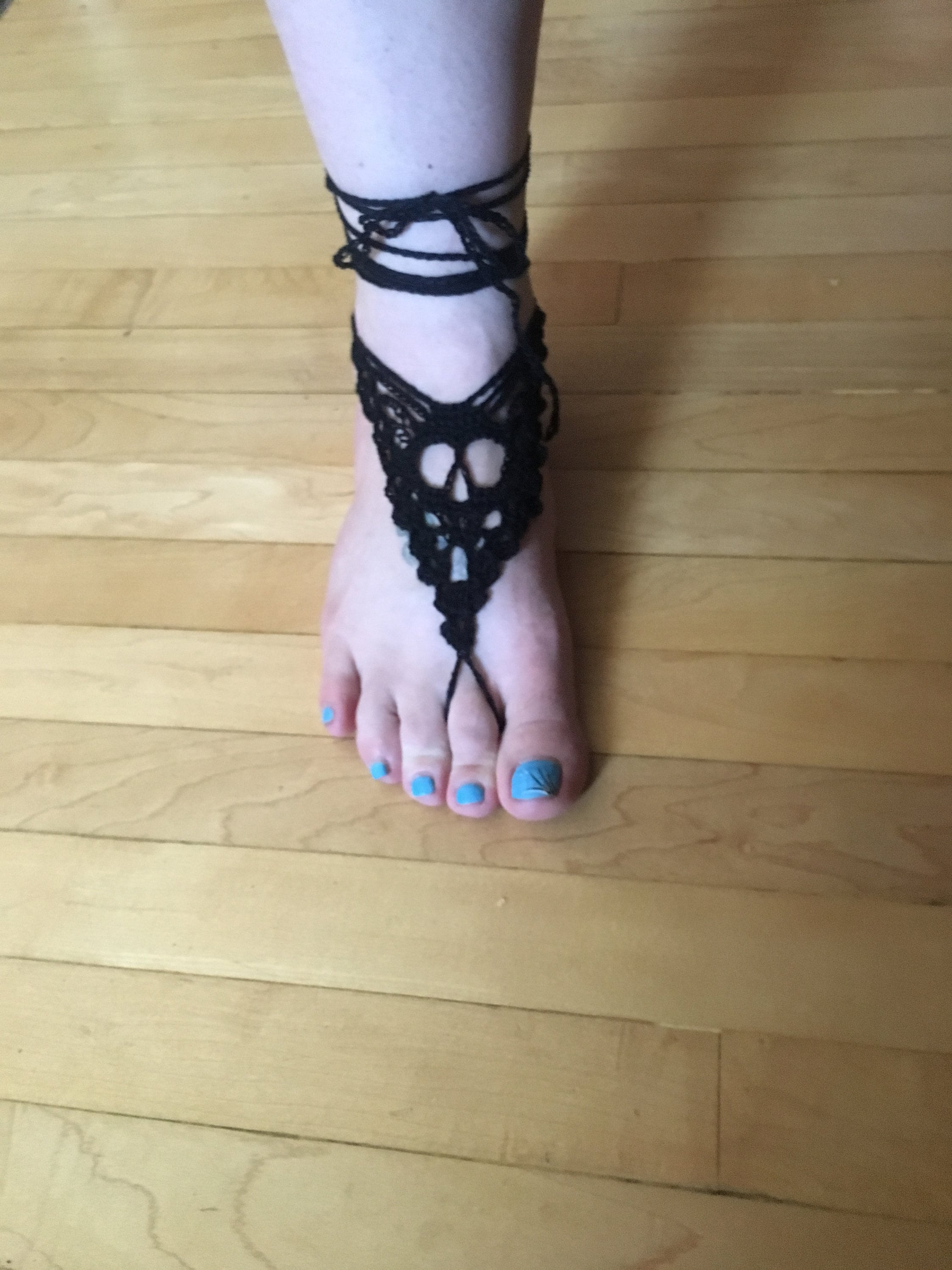 Barefoot Skull Sandals, Assorted Colours - Etsy
