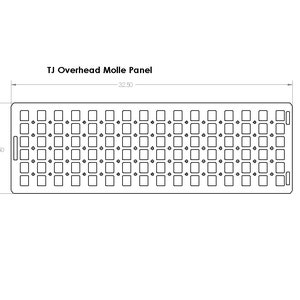 Digital File (DXF) for Overhead Molle Panel to Fit Jeep TJ and Jeep LJ ...