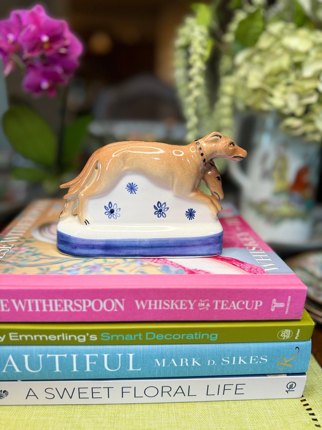 Vintage Rye Pottery Chaucer Hound - Etsy