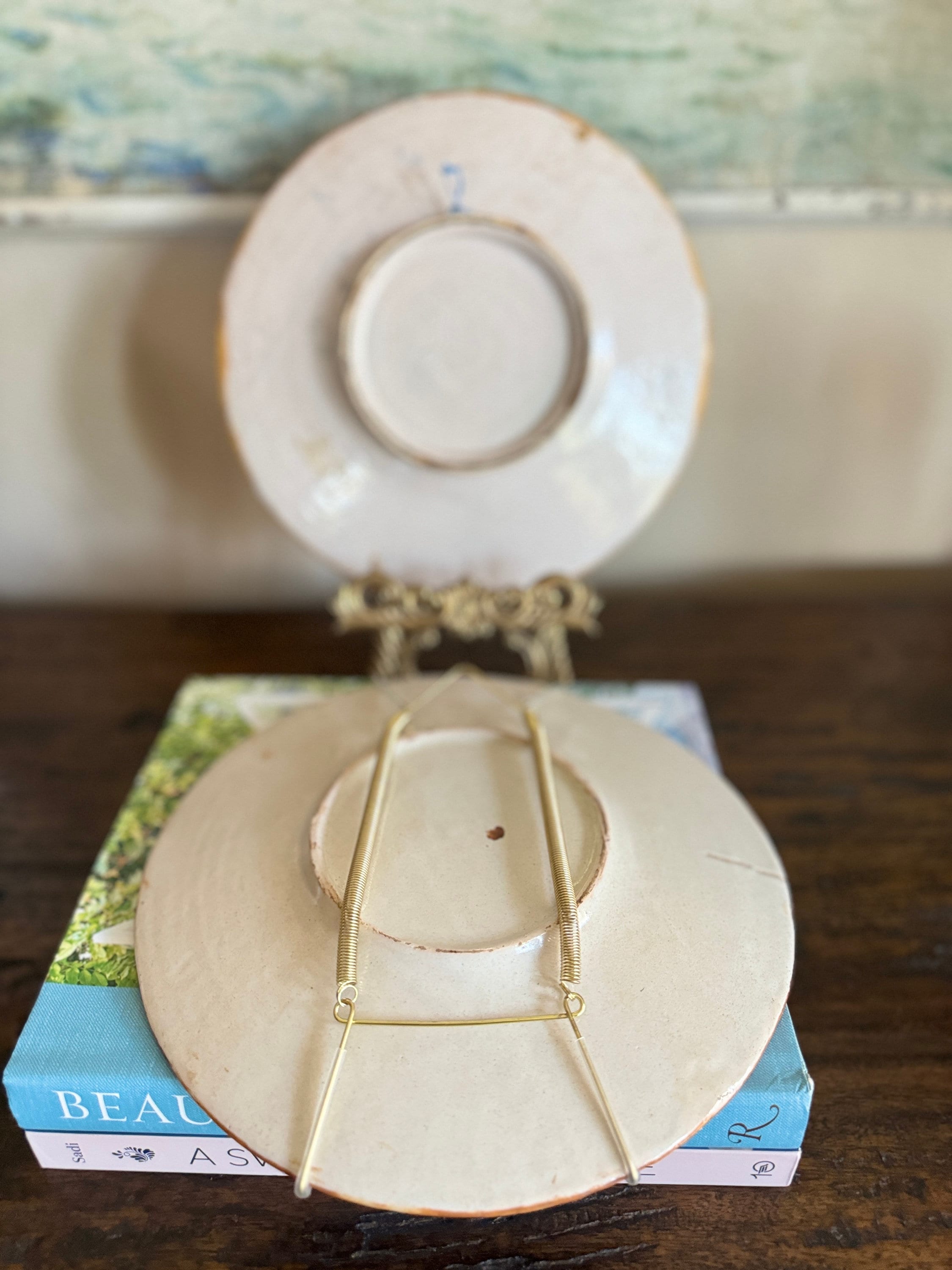 Pair of Old Italian Renaissance Plates Deruta - Etsy