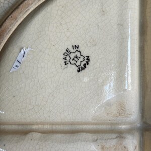 Vintage Japanese Divided Plate Floral Details - Etsy