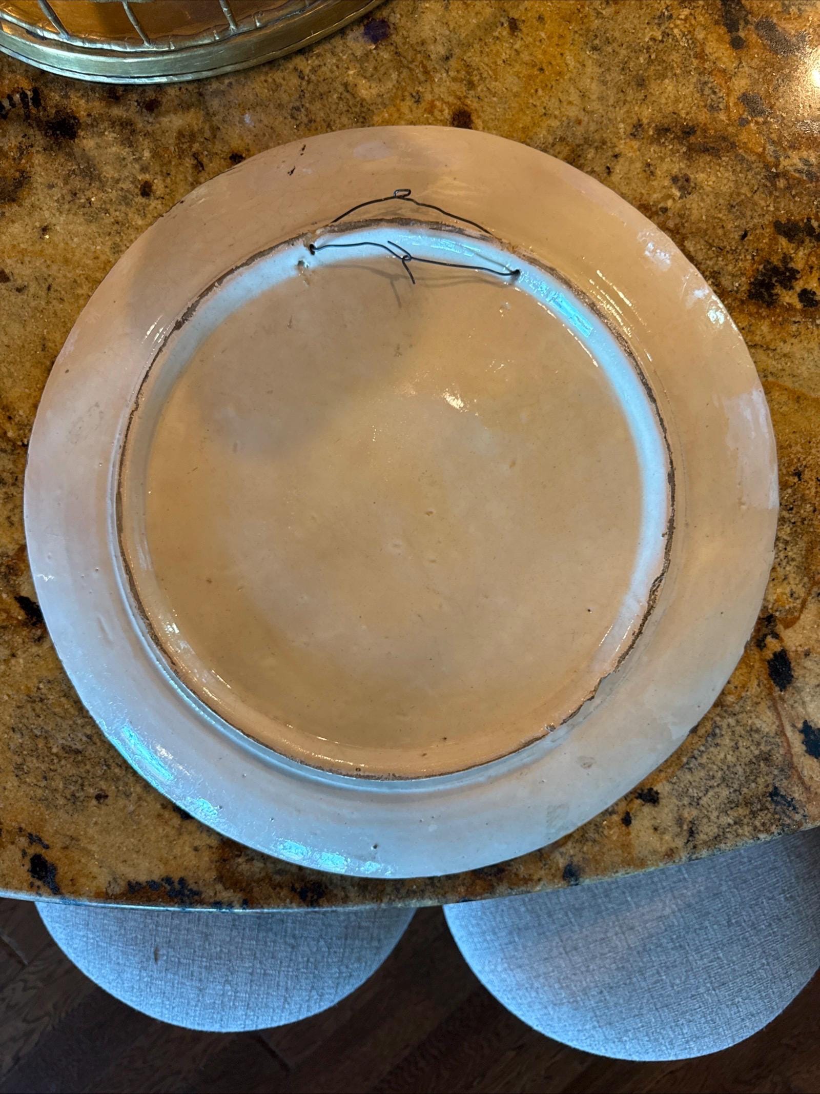 Antique Italian Charger Plate 18.5” - Etsy