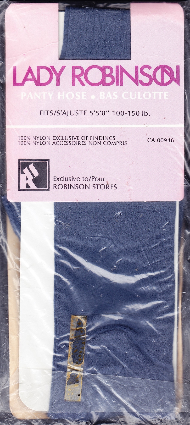 ALL SHEER Vintage Pantyhose and Package Lady Robinson Sexy N | Etsy ...