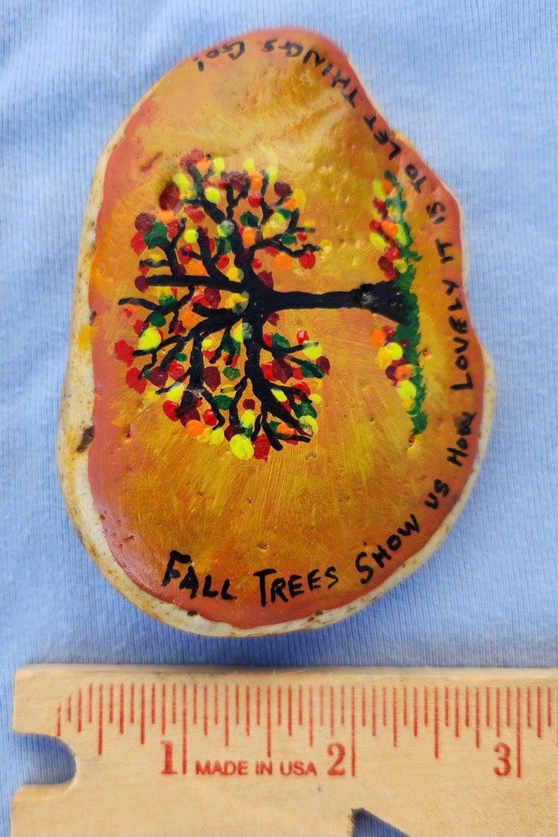 Fall Trees Show Us How Lovely It is to Let Things Go Hand Painted River ...