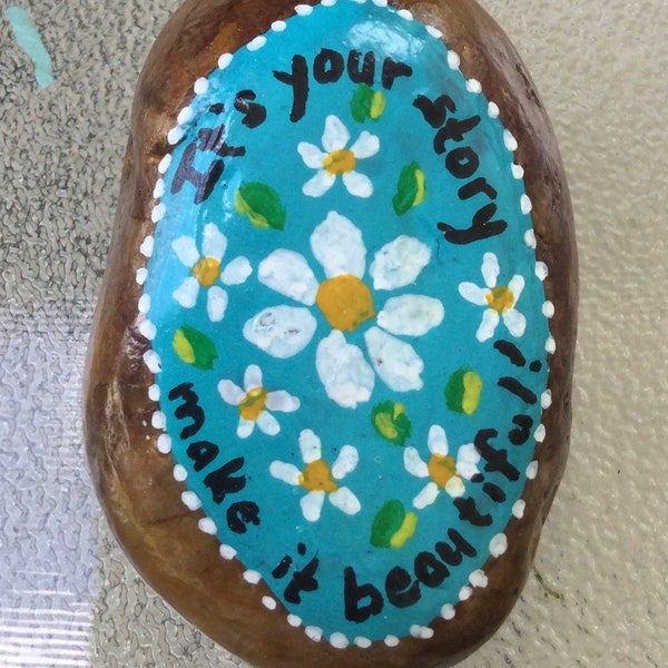 Painted River Rock - Etsy