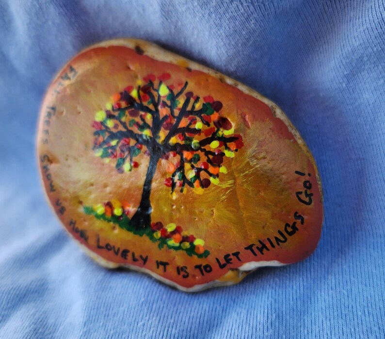 Fall Trees Show Us How Lovely It is to Let Things Go Hand Painted River ...