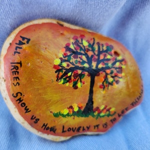 Fall Trees Show Us How Lovely It is to Let Things Go Hand Painted River ...