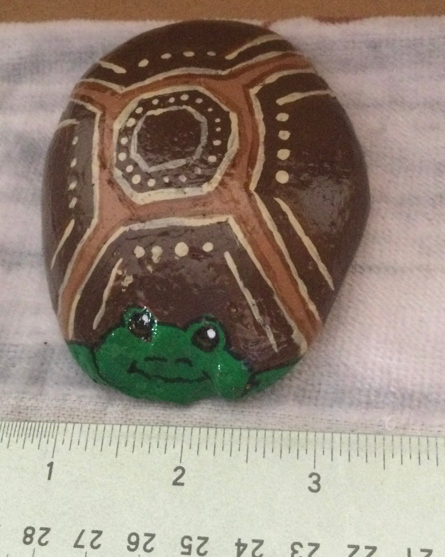 Hand Painted Turtle River Rock - Etsy