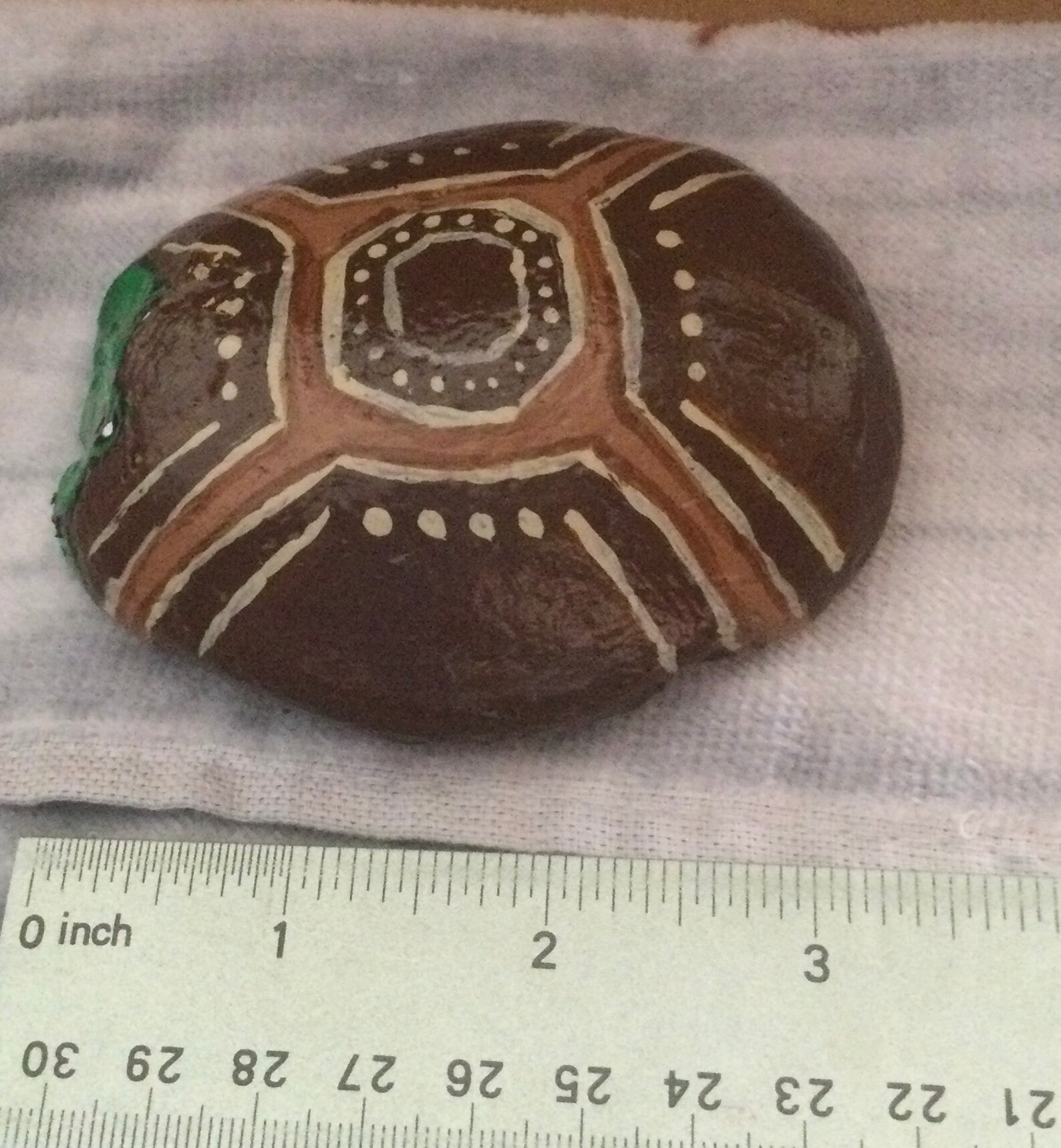 Hand Painted Turtle River Rock - Etsy
