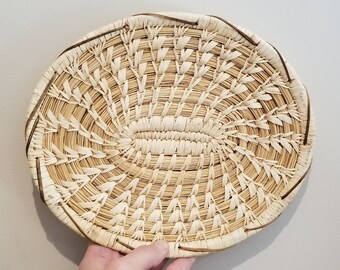 Flat basket | Etsy